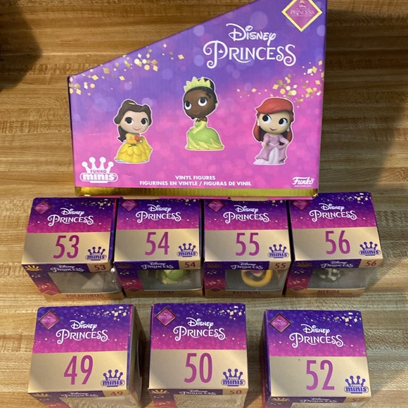 Disney | Toys | Funko Minis Disney Princess 35 7 Out Of 8 Disney ...